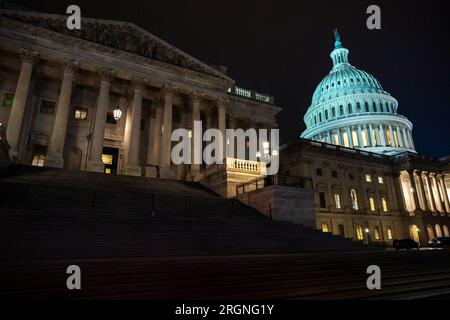 The Capitol is seen in Washington, Tuesday evening, June 23, 2026. (AP ...