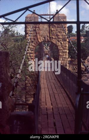 Bridge Over Gokak Water Falls in Karnataka, India Stock Photo - Alamy