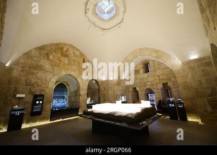 Exhibit rooms in the renovated Tower of David museum located in the ...