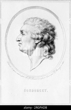 Marie Jean Antoine Nicolas de Caritat, Marquis de Condorcet (1743-1794 ...