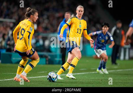 August 11 2023: Amanda Ilestedt (Sweden) scores the teams first goal ...
