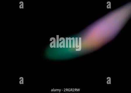 various flare and lighting effects with black background for editing ...