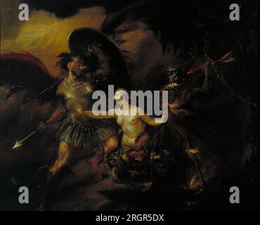 William Hogarth, Satan, Sin, and Death (A Scene from Milton's 'Paradise ...