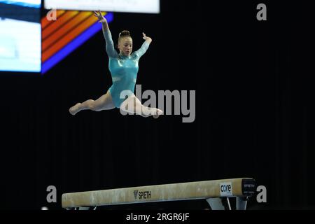 August 5, 2023: Gymnast Eveylynn Lowe during the U.S. Classic senior ...