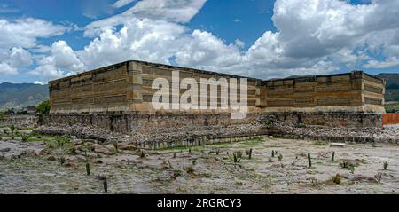 The Palace, Mitla, a mesoamerican archeological site of the Zapotec ...