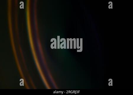 various flare and lighting effects with black background for editing ...