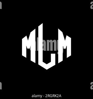 mlm marketing symbol icon, black vector sign with editable strokes ...