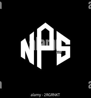 NPS letter logo design with polygon shape. NPS polygon and cube shape ...