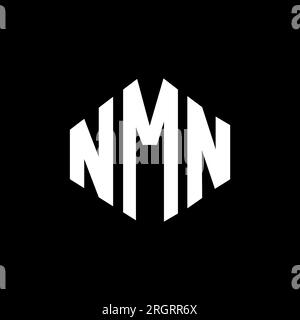 NMN letter logo design with polygon shape. NMN polygon and cube shape ...