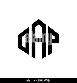 OAP letter logo design with polygon shape. OAP polygon and cube shape ...