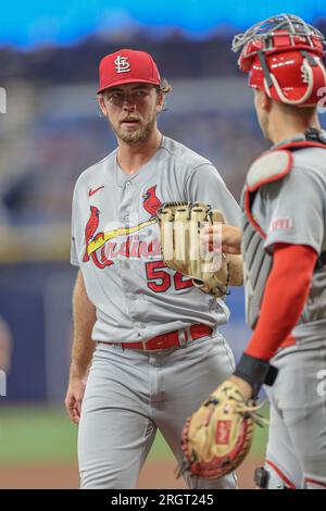 St. Louis Cardinals' Matthew Liberatore plays during a baseball game ...