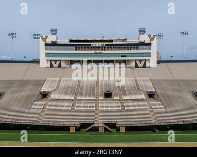 Aerial View Of First Bank Stadium On The Vanderbilt University Campus ...