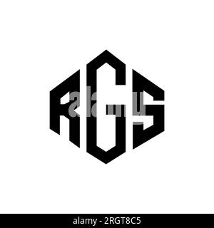 RGS letter logo design with polygon shape. RGS polygon and cube shape ...