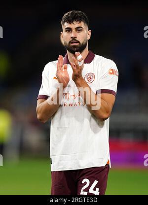 Josko Gvardiol of Manchester City applauds the fans after the game ...