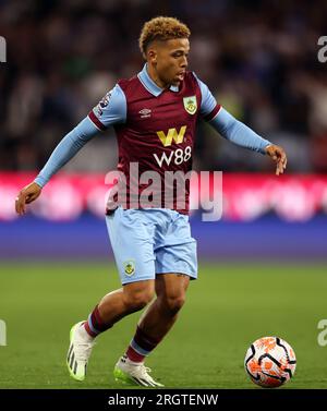 Burnley's Manuel Benson during the Premier League match at Turf Moor ...