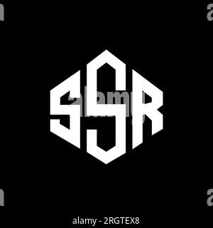 SSR letter logo design with polygon shape. SSR polygon and cube shape ...