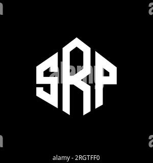 SRP letter logo design with polygon shape. SRP polygon and cube shape ...