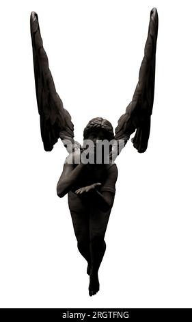 Tombstone, front view. Gravestone, headstone. 3D rendering isolated on ...