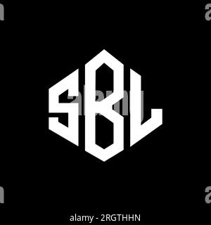 SBL letter logo design with polygon shape. SBL polygon and cube shape ...