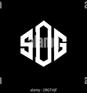 SDG letter logo design with polygon shape. SDG polygon and cube shape ...