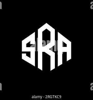 SRA letter logo design with polygon shape. SRA polygon and cube shape ...