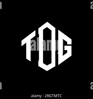 TDG letter logo design with polygon shape. TDG polygon and cube shape ...
