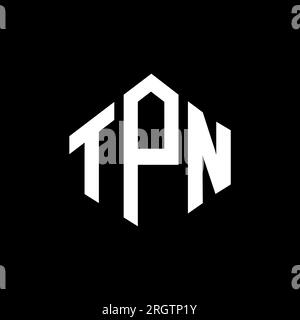 TPN letter logo design with polygon shape. TPN polygon and cube shape ...