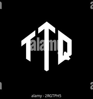 TTQ letter logo design with polygon shape. TTQ polygon and cube shape ...