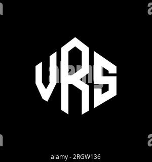 VRS letter logo design with polygon shape. VRS polygon and cube shape ...