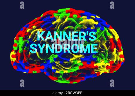 Kanner's syndrome, conceptual illustration Stock Photo - Alamy