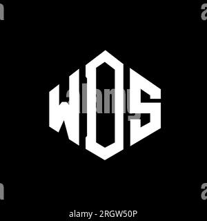 WDS letter logo design with polygon shape. WDS polygon and cube shape ...