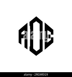 ACE letter logo design with polygon shape. ACE polygon and cube shape ...