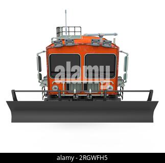Snow Tracked Vehicle Isolated Stock Photo - Alamy