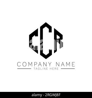 CCR letter logo design with polygon shape. CCR polygon and cube shape ...
