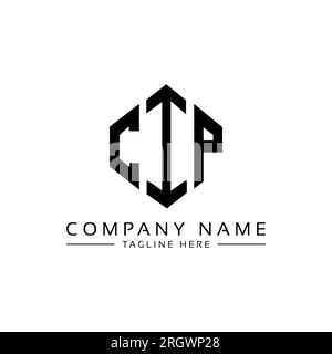 CIP letter logo design with polygon shape. CIP polygon and cube shape ...