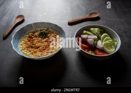 Rajasthani dish dahi raita or bundi raita with curd served in a bowl ...