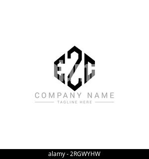 EZC, EZC logo, EZC letter, EZC polygon, EZC hexagon, EZC cube, EZC ...