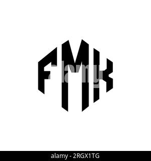 FMK letter logo design with polygon shape. FMK polygon and cube shape ...