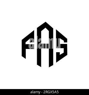 FAS letter logo design with polygon shape. FAS polygon and cube shape ...