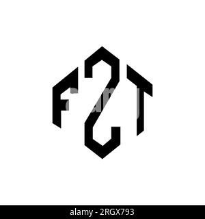 FZT, FZT logo, FZT letter, FZT polygon, FZT hexagon, FZT cube, FZT ...