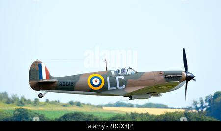 The Supermarine Spitfire, a legendary British fighter aircraft, is ...
