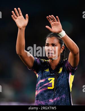 SYDNEY, AUSTRALIA - AUGUST 12: Daniela Arias of Colombia celebrates her ...