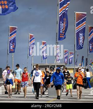 ZANDVOORT - Flags for Formula 1 in the run-up to the Grand Prix in ...