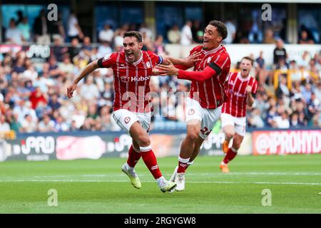 Bristol City's Haydon Roberts celebrates scoring their side's second ...