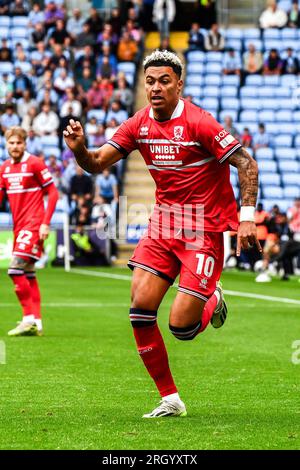 Morgan Rogers #10 of Middlesbrough during the pre-game warmup ahead of ...
