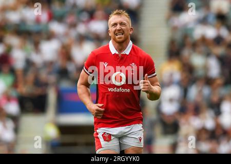 Tommy Reffell of Wales during the 2023 Summer Series match England vs ...