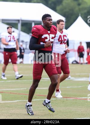 Washington Commanders safety Percy Butler (35) pursues a play on ...