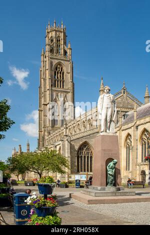 St Botolph's church, Boston, Lincolnshire, England. Its tall tower is ...
