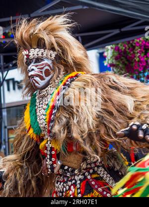 Lion People Dancing, (Zimba Lion Masquerade) at, Carnival of the World ...