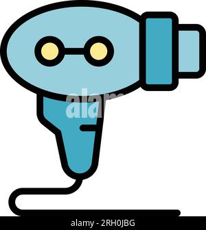 Wax gun icon flat vector. Hair removal. Hair depilation isolated Stock ...